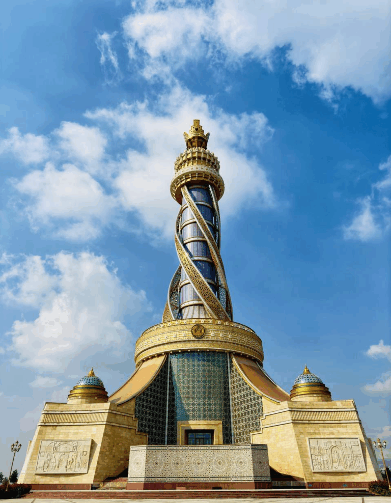 Monument of Ismoil Somoni – Travel to Tajikistan